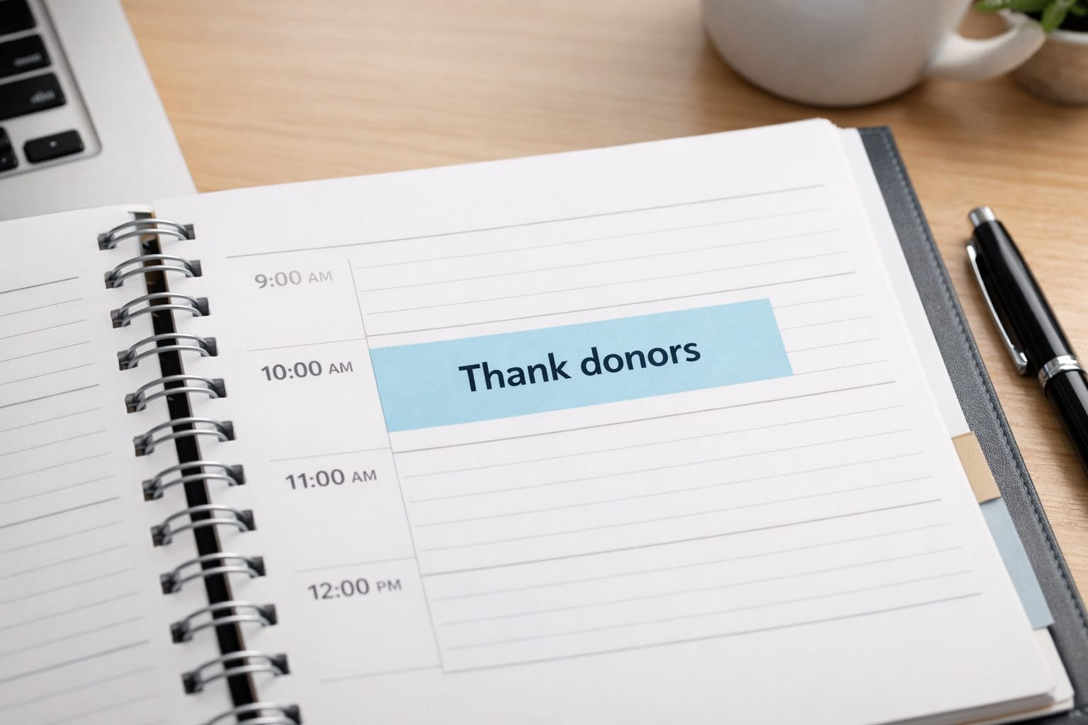 Now's the time to thank [script included] - FundraisingCoach.com